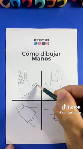Cómo dibujar manos: Tutorial de arte paso a paso