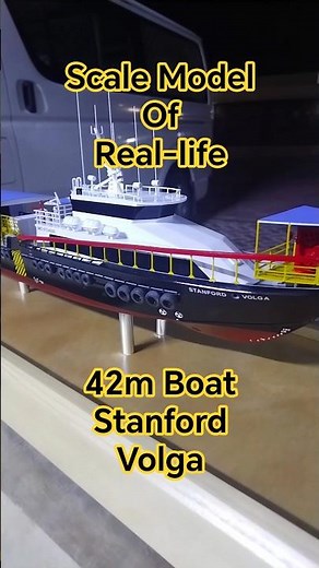 Real-Life Ship Model of Stanford Volga | Replica by @egorscalemodels
