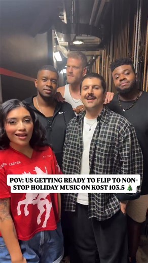xoxo, @ptxofficial ❤️🎁 THIS FRIDAY (11/14) we are flipping to non-stop Holiday Music on KOST 103.5 at 8AM with @officialellenk! 🙌 Listen live on our free @iheartradio app! 🥰🎄 | KOST 103.5