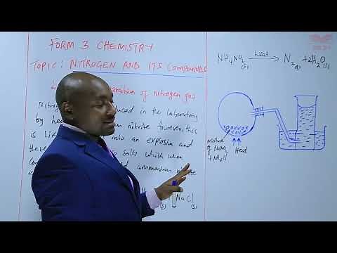 CHEMISTRY FORM 3_NITROGEN L4_Laboratory preparation of nitrogen gas