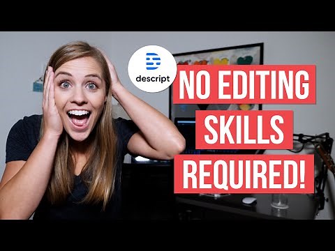 Simple Editing App For Video (Descript Video Editing Tutorial)