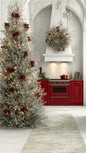 Red Rustic Elegant Kitchens!