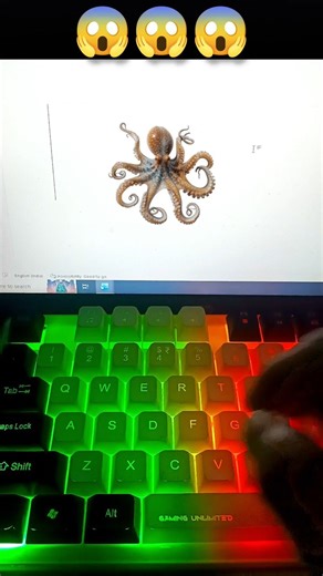Laptop से Octopus (🐙) Symbol कैसे बनाएं? | आसान Shortcut Trickb ll #keyboard #shorts