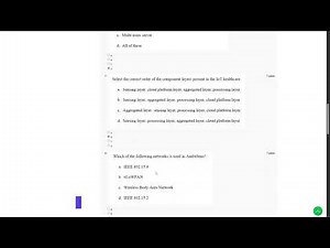 Introduction to Internet of Things Week 12 Assignment Solution August 2024 | IIT Kharagpur NPTEL