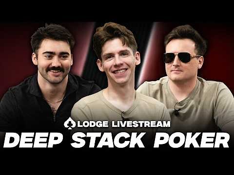 COREY EYRING Plays DEEP STACK Poker! | Lodge Live Stream