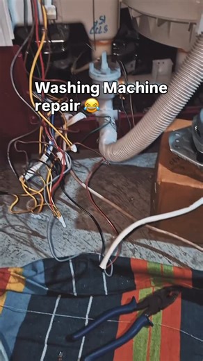 Mustafa Refrigerator 🆒❄️⛄️ on Instagram: "Washing Machine repair 😂 . . @mustafa_refrigeration"