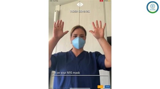 N95 fit check demo | The Compass Health Consultancy