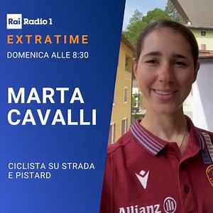 🔵A #Extratime c’è Marta Cavalli ciclista su strada e Pistard. Extratime con Massimiliano Graziani domenica #25giugno alle 8:30 su RaiRadio1 e su RaiPlaySound ► raiplaysound.it/radio1 | Radio1 Rai
