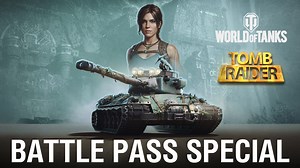 FIRST HERO REVEAL! Fearless adventurer with a sharp wit. Yes, it's the one and only Lara Croft. Adrenaline runs through her veins, and soon, you can run with her on the battlefield! Join the legendary treasure hunter and take on the Battle Pass Special: Heroes' Paths 🙌 Complete the 30 steps, and the main reward is yours! Who do you think is the second hero? | World of Tanks