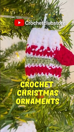 Mini Socks Mittens for Garland & Advent Calendar 🎁 Crochet Tutorial