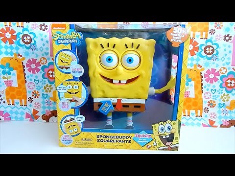 Talking SPONGEBOB Spongebuddy Squarepants Toy Creepy or Cute?