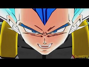 DBS mod - SSj2 Blue Trunks sparring with SSj Blue Majin Vegeta