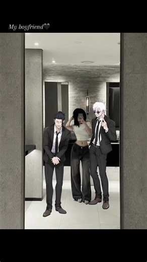 Boyfriend🩶#gojo #anime