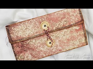 EASY DIY Envelope with Gussets and String Closure for JUNK MAIL FOLIO