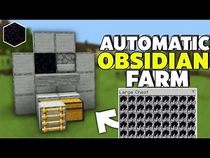 EASY 1.19 AUTOMATIC OBSIDIAN FARM IN MCPE & BEDROCK 1.19|| Mishra Gaming