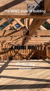 390K views · 12K reactions | #onthisday #wood #fyp #work #carpenter #millwork #timber #custom #house #fortunate #woodtok #build #frame #oldschool | Larry Huan | Facebook