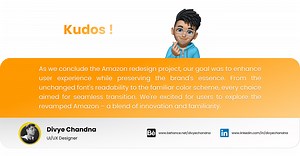 Amazon Redesign UI/UX Project - Divye Chandna