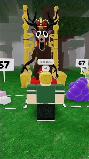 67 vs 67: The Boss's Battle #99nightintheforest #roblox