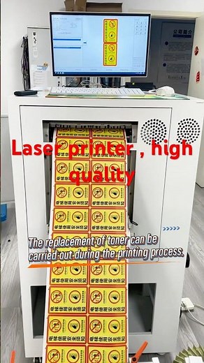 A-Starjet L300 four color roll to roll label laser printer #printer #machine #sticker