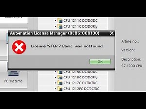 Lỗi TIA : License Step 7 was not found, Hỗ trợ Fix thành công trên Win 11 2025