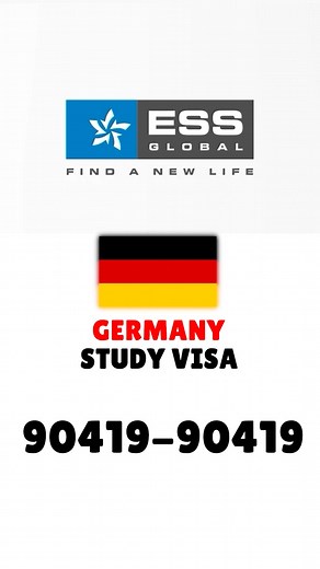 Curious to know why Germany is a top choice for International Students? Watch our video to discover the benefits! . Call Now: 90419-90419 . . #essglobal #immigration #germany #studyingermany #factsaboutgermany #ApplyNow | ESS Global Private Limited