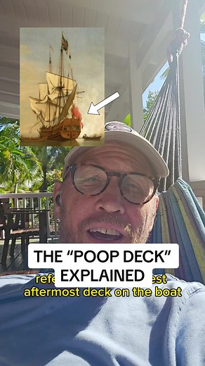 THE “POOP DECK” EXPLAINED 💩 Did you know the common phrase “Im pooped” originates from nautical history and prose?! It relates to the ships “poop deck” in a way you PROBABLY didn’t expect 😉 New sailors often ask about the poop deck and have assumptions about what it is and what it was used for, but Captain Jeffs explaination might surprise you! ⚓️ABOUT US⚓️ The Sailing Academy is an ASA sailing school for those who want to learn to sail, cultivate sailing skills, or begin a lifelong sailing ad