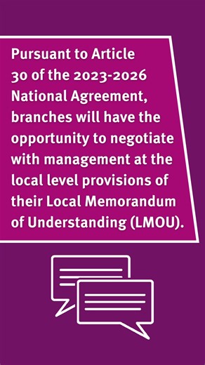 8.3K views · 64 reactions | Preparation is key for successful LMOU negotiations! Branch Presidents — Be sure to review the LMOU Negotiations Guide created by NALC and accompanying reference documents so you can be ready. ✅ Click here ➡️ https://www.nalc.org/news/nalc-updates/local-contract-lmou-negotiations-start-soon | National Association of Letter Carriers | Facebook
