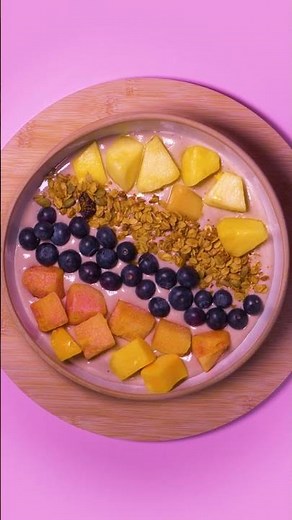 Protein Powder Recipe - Tropical Smoothie Protein Bowl