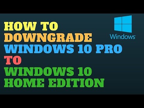 Downgrade from Windows 10 Pro to Windows 10 Home
