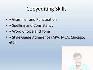 Copyediting and Proofreading Course 01