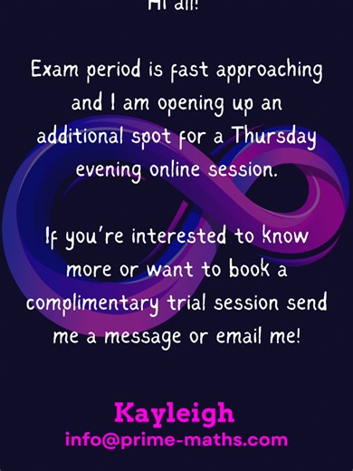 Start getting exam ready today! #PrimeMathsHub #PrimeMaths #LearningTogether #Math #mathematics #MathsWonders #revision #FutureLeaders #MathsTeacher #Education #STEMEducation #STEM #mathisfun #mathtok #mathtiktok #learning #study #learnwithtiktok #examprep