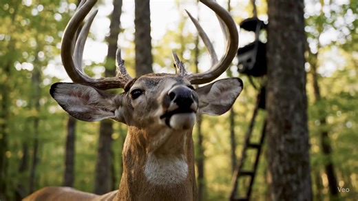 420K views · 6.1K reactions | Ever had a deer look at your ladder stand? #fypシ゚viralシfypシ゚viralシalシ #hunting #fblifestyle #fypppppppppppppppppppppppppppppppppppppppppppppppppppppppppppppppppppppp #fyp #veo3 | Southern Bones Outdoors | Facebook