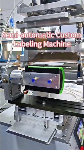 🔧 Semi-Automatic Custom Labeling Machine | Flexible Labeling Solution