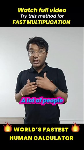 3K views · 18 reactions | Here's how Bhanu Prakash performs speed calculations!⚡ Follow us to learn more speed math techniques! #mathreel #speedmath #mentalmath #fastcalculations #calculations #multiplication #bhanzu #bhanzurevolution | Bhanzu | Facebook