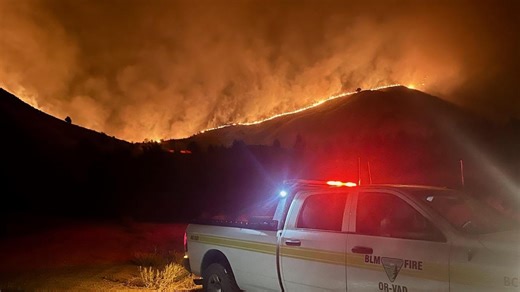 Microwave Tower Fire and Durkee Fire headline blazes burning in Oregon