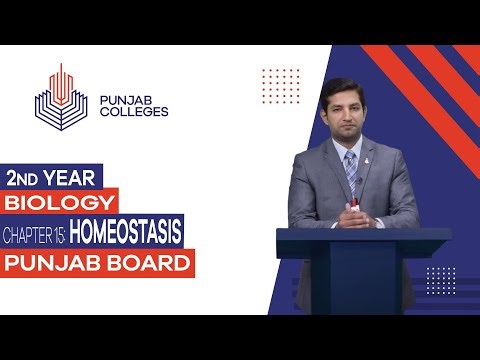 PGC Lectures - Inter Part II - Punjab Board - Biology - Chapter 15 - Homeostasis