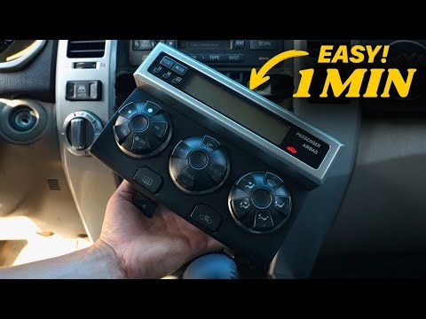 4th gen 4runner Climate Control Lights in 1 MINUTE!