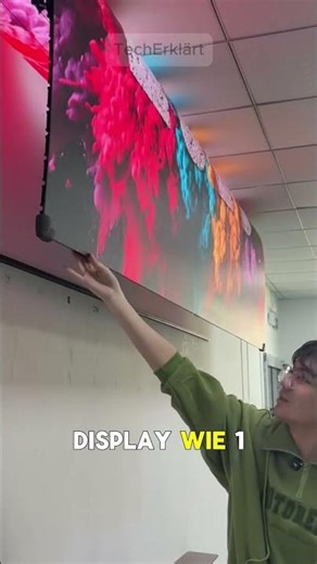 Unglaublich! Ein ausrollbares LED-Display 🤩📺 | 2026 Future Tech #leddisplay #futuretech #innovation