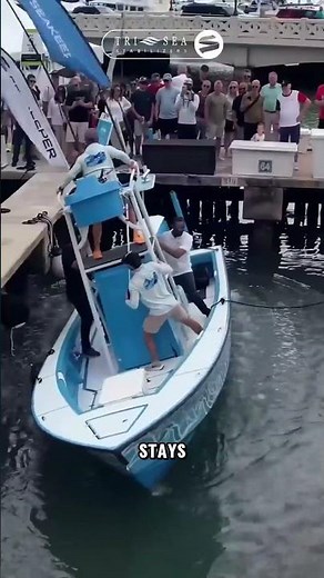 Gyroscope Magic Keeps This Boat Calm