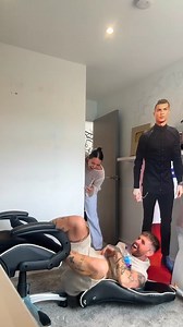 She broke my computer chair and my back. #kristenhanby #amazing #funny #troll #nathalie #jasminebrownsword #viral #reels | Natalie Hanby