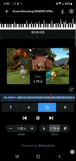 Waybuloo Theme Song - Pitch Increasing