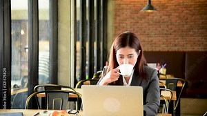 Business people talking job interview by HR officer shaking hands in office smiling face with happiness. Manager Businesswoman interview employee face to face sitting in office. Job Interview Concept.