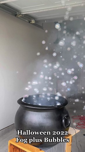 2022 Halloween Fog & Bubble Machine Decoration: Stage 2