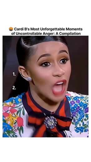 DeadInside on Instagram: "From heated arguments on stage to unexpected altercations, Cardi B is no stranger to letting her emotions take the wheel! This compilation looks back at some of the most viral moments where the rapper was captured in a state of "uncontrollable anger." The video highlights five categories of her fiery reactions, including: Cursing/Heated Verbal Confrontations: Trading insults and delivering scathing remarks to critics and audience members. Fighting/Physical Altercations: