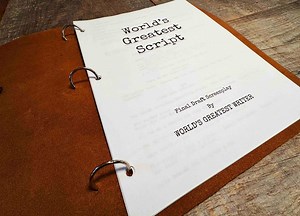 Custom Engraved Leather Script Binder – Personalized Screenplay Binder for Writers, Screenwriters, Filmmakers, Movie Script Gift - Etsy