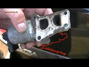 EGR valve fault P0400, removal and cleaning