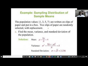 Sampling Distributions and the Central Limit Theorem