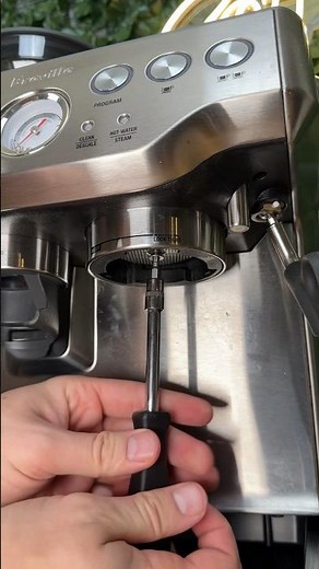 How to deep clean a breville espresso machine #coffee
