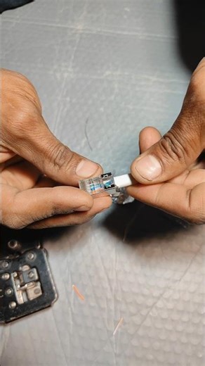 ​"LAN Cable Crimping Like a PRO! Kabhi Fail Nahi Hoga!" #shorts