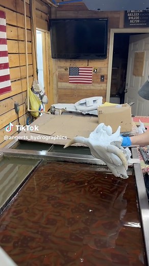RESPECT hydro-graphic film covering Cow skull with water transfer printing techique. Check out our store to purchase ! https://angertshydrographics.com/generalstore #asmr #asmrvideo #asmrsatisfying #asmrrelax #letsgo #licensed #watertransferprinting #merica #smallbiz #smallbusinessowner #smallbusiness #country #respect #foryou #trending #amazing #skulls #viral #reels #trendingreels | Angert's Hydrographics